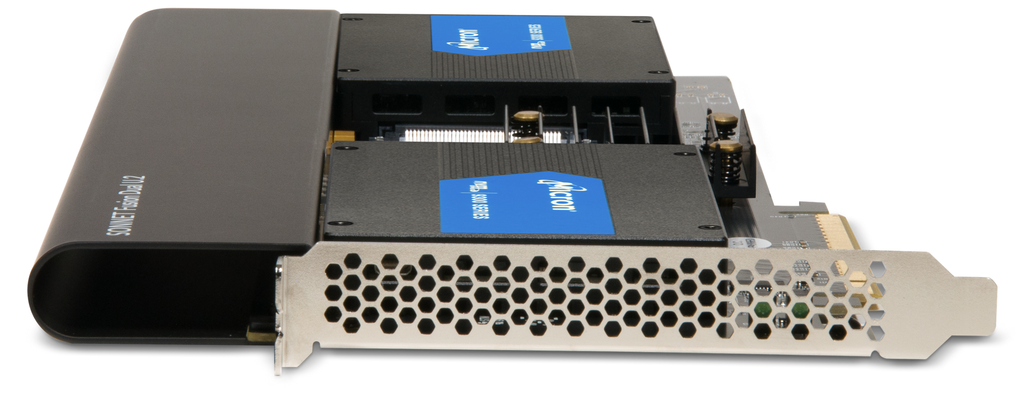 Fusion Dual U.2 SSD PCIe Card - SONNETTECH